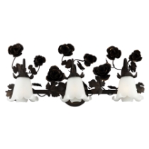 Midnight Flora 26'' Wide 3-Light Vanity Light